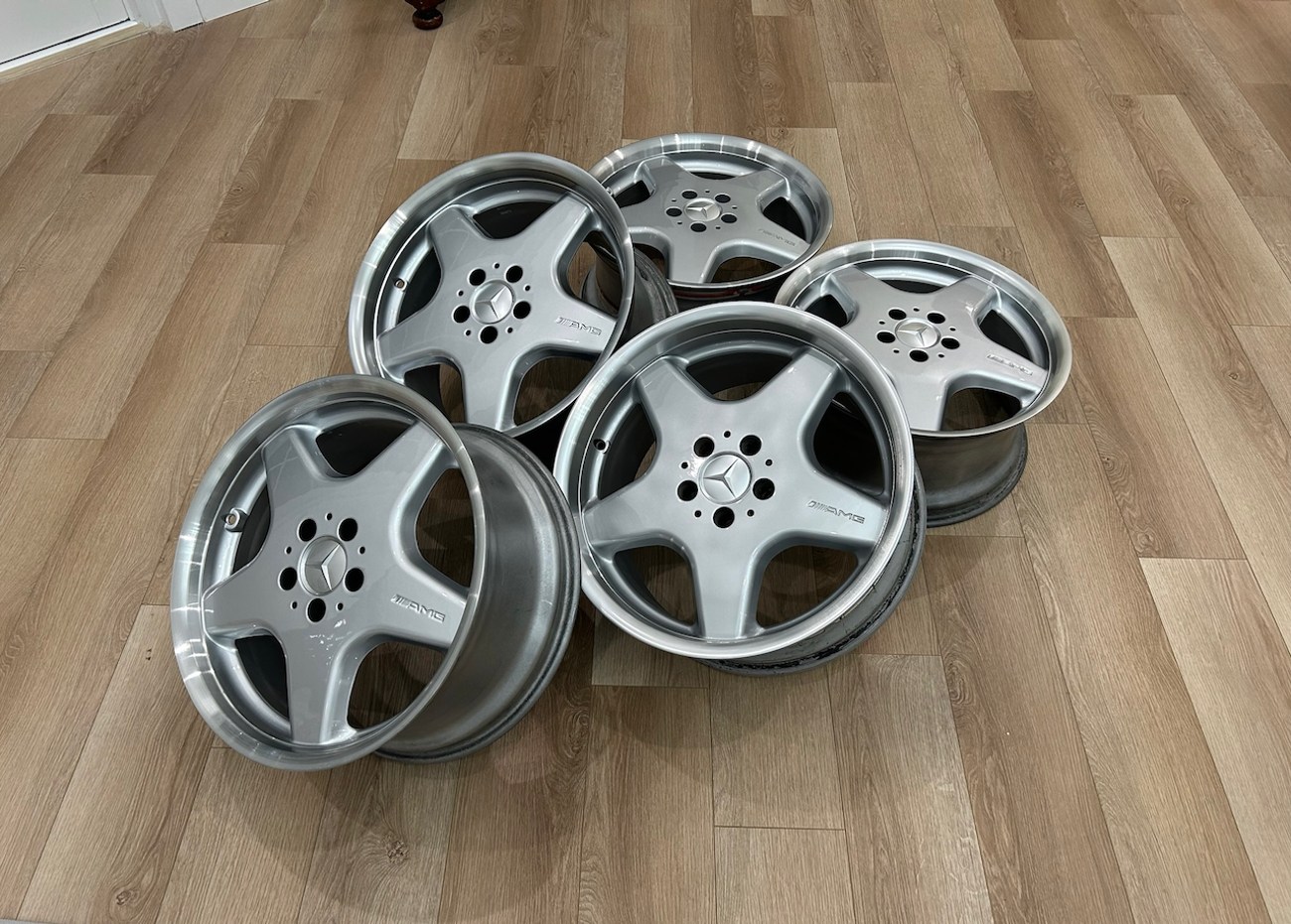 18" AMG Monoblock Style 1 Sport Wheels Set of 5 For Sale | The MB Market