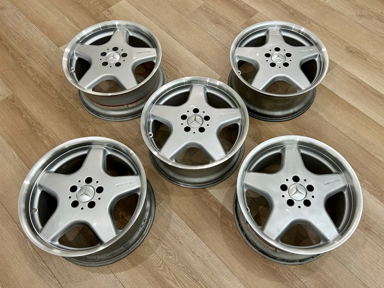 18" AMG Monoblock Style 1 Sport Wheels Set of 5 For Sale | The MB Market