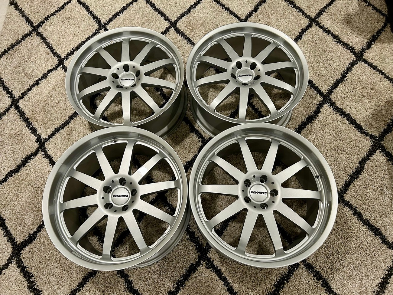 Staggered 20" RENNtech Monolite Forged Wheels For Sale | The MB Market