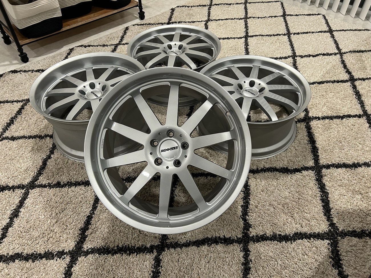 Staggered 20" RENNtech Monolite Forged Wheels For Sale | The MB Market