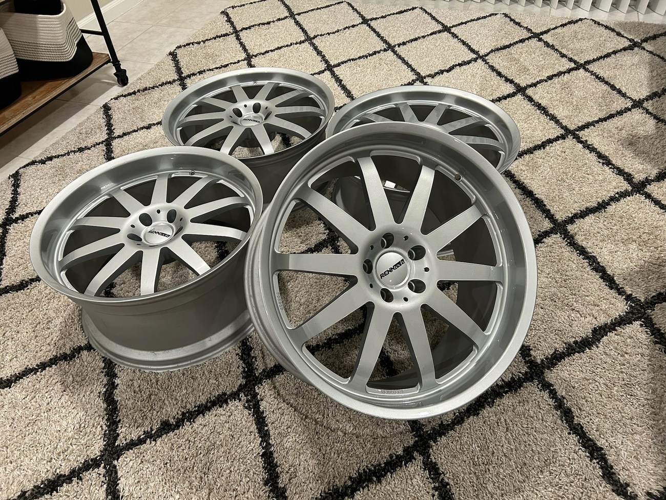 Staggered 20" RENNtech Monolite Forged Wheels For Sale | The MB Market