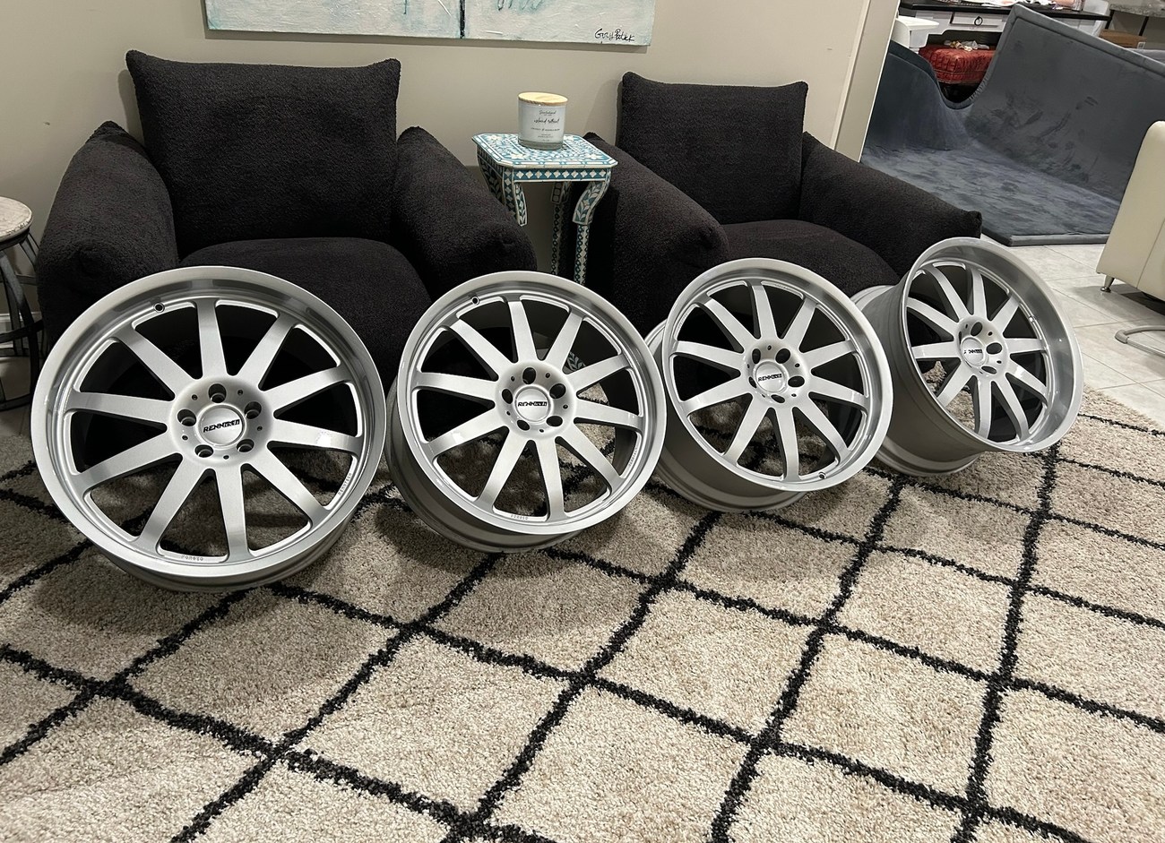 Staggered 20" RENNtech Monolite Forged Wheels For Sale | The MB Market