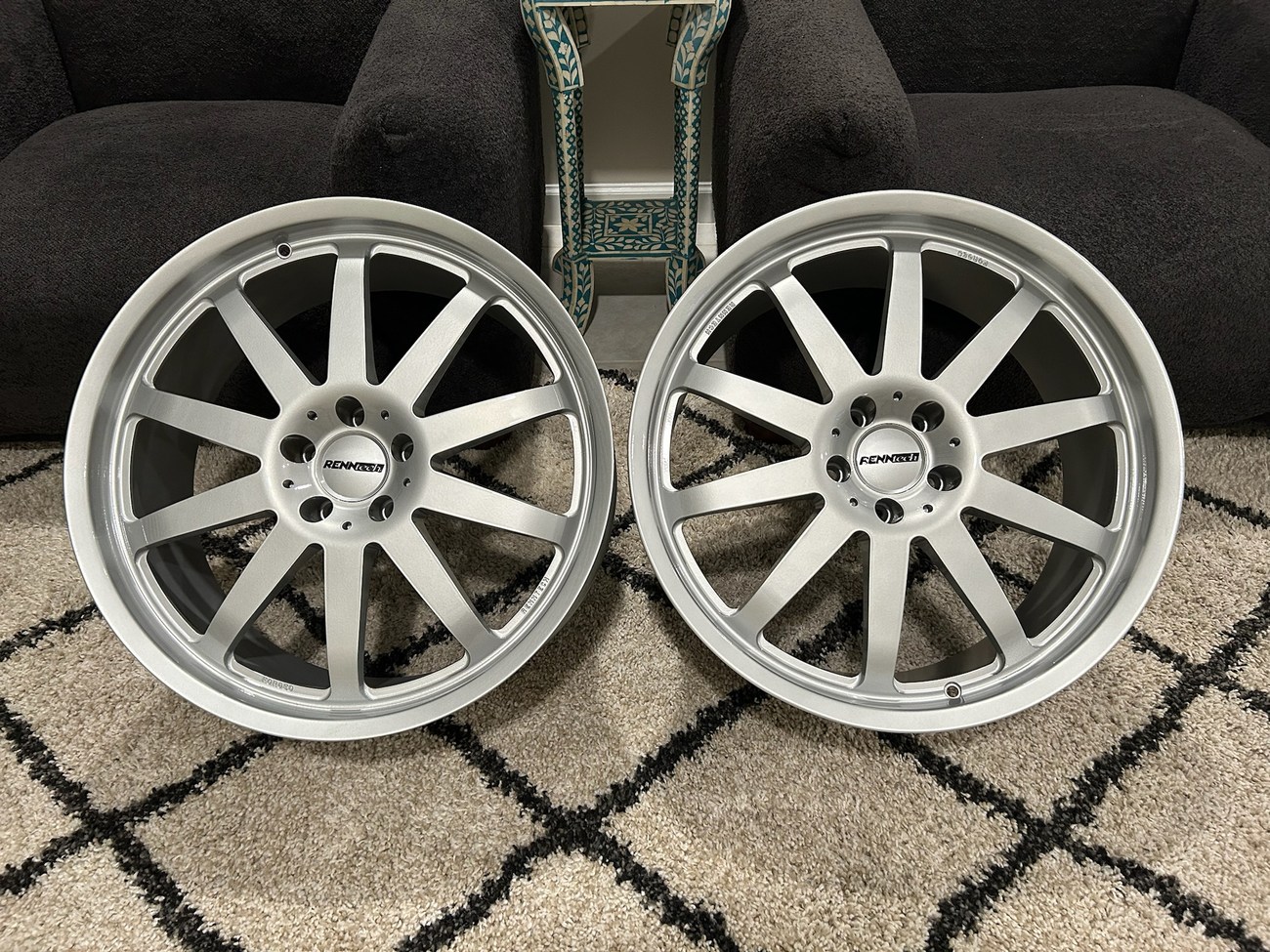 Staggered 20" RENNtech Monolite Forged Wheels For Sale | The MB Market
