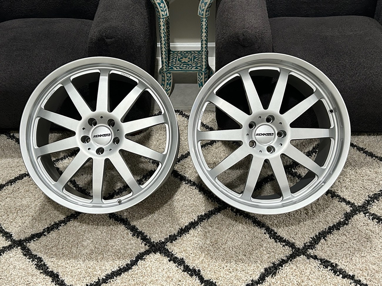 Staggered 20" RENNtech Monolite Forged Wheels For Sale | The MB Market