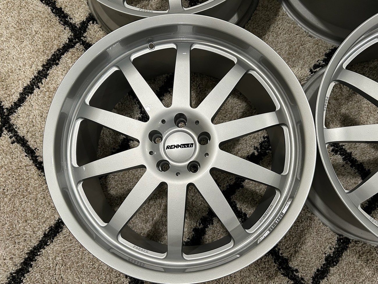 Staggered 20" RENNtech Monolite Forged Wheels For Sale | The MB Market
