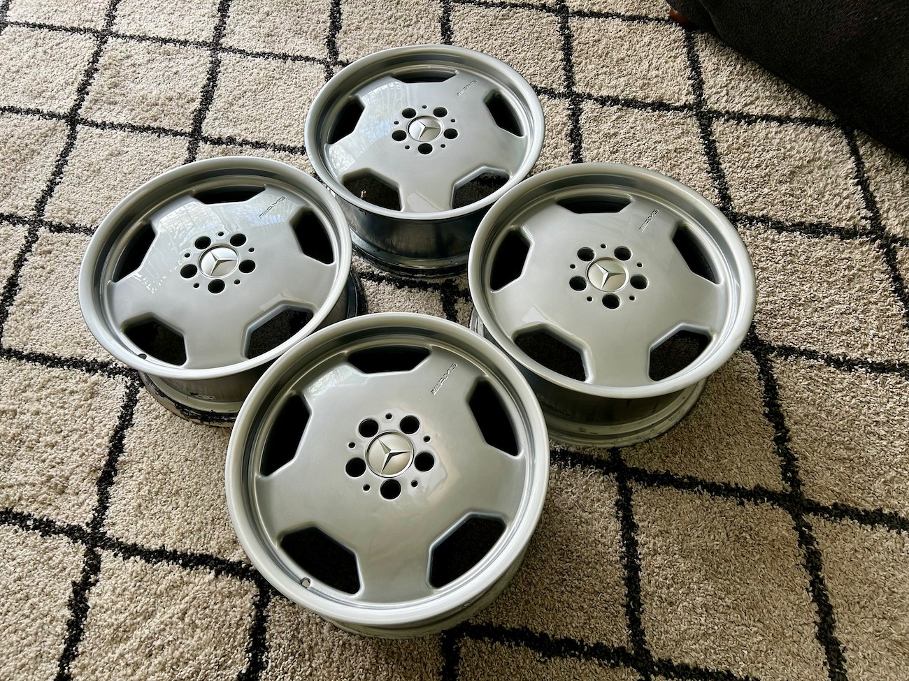 Staggered 18" AMG Aero II Monoblock Wheels for W210/R129 For Sale | The ...
