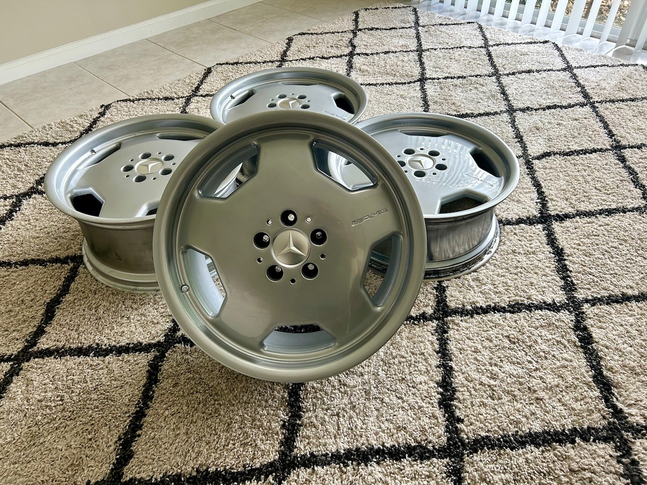 Staggered 18" AMG Aero II Monoblock Wheels for W210/R129 For Sale | The ...