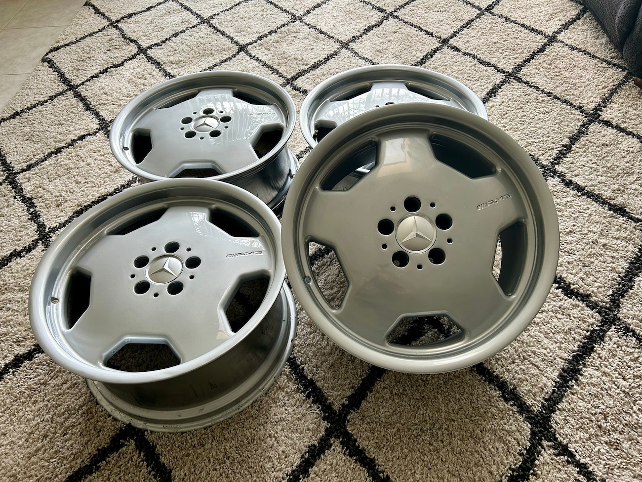 Staggered 18" AMG Aero II Monoblock Wheels for W210/R129 For Sale | The ...