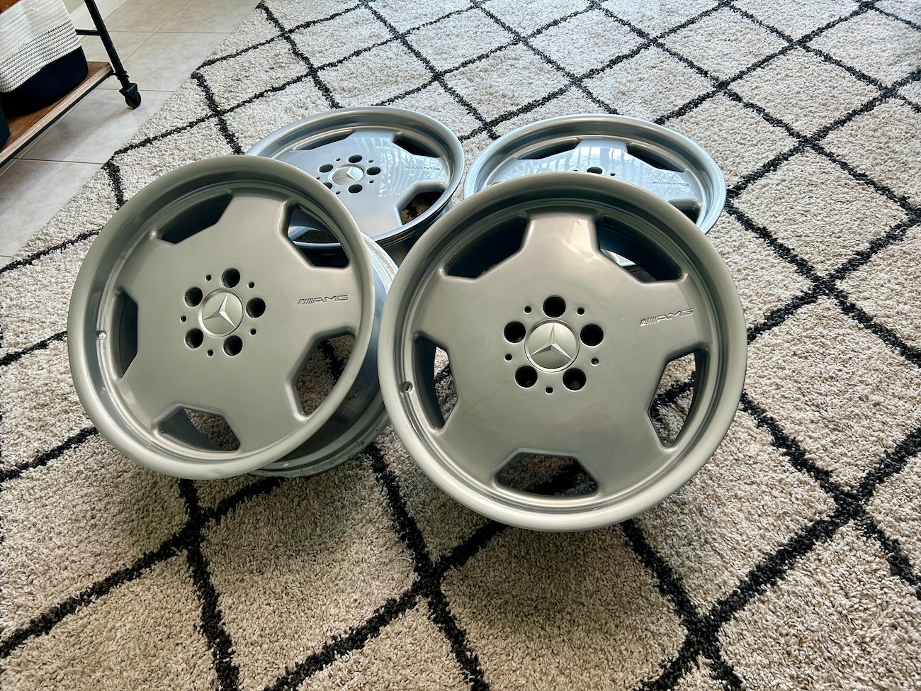 Staggered 18" AMG Aero II Monoblock Wheels for W210/R129 For Sale | The ...