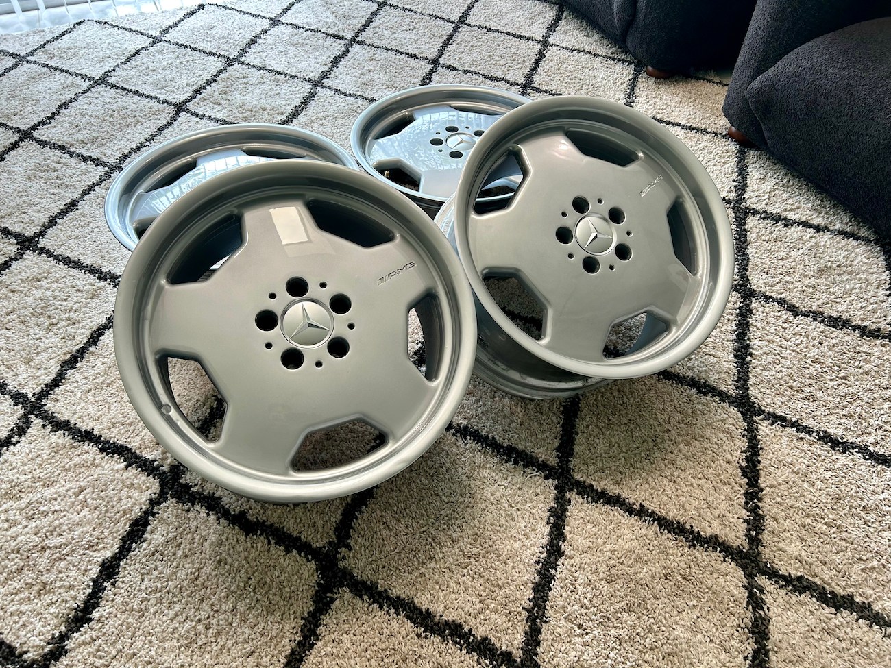 Staggered 18" AMG Aero II Monoblock Wheels for W210/R129 For Sale | The ...