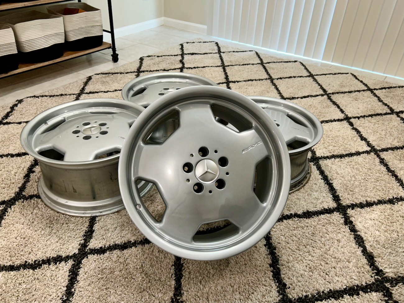 Staggered 18" AMG Aero II Monoblock Wheels for W210/R129 For Sale | The ...