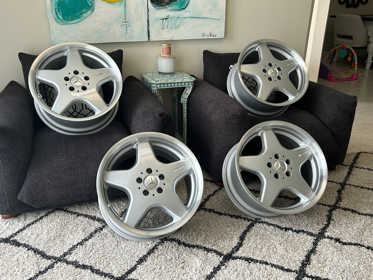 18" AMG Monoblock Style 1 Sport Wheels for R129 For Sale | The MB Market