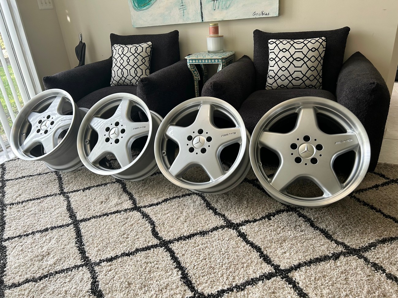 18" AMG Monoblock Style 1 Sport Wheels for R129 For Sale | The MB Market