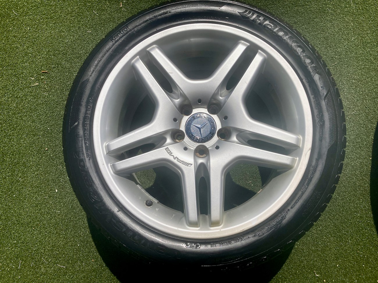 NO RESERVE: 18" Staggered W220/W215 AMG Wheels & Tires For Sale | The ...