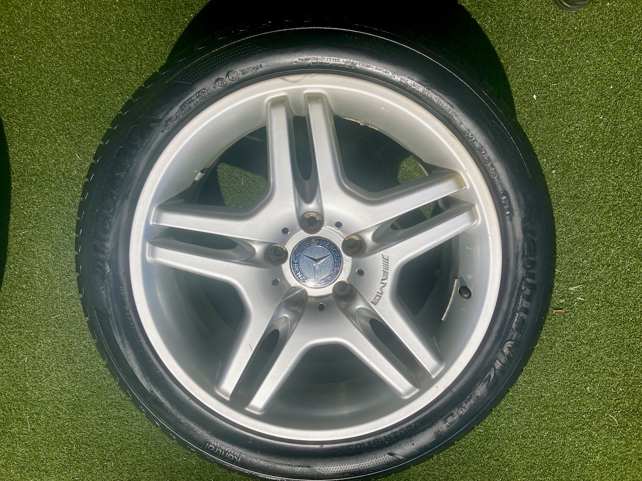 NO RESERVE: 18" Staggered W220/W215 AMG Wheels & Tires For Sale | The ...