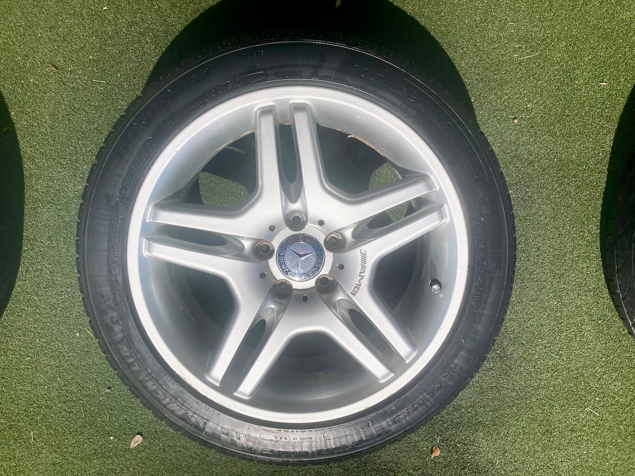 NO RESERVE: 18" Staggered W220/W215 AMG Wheels & Tires For Sale | The ...