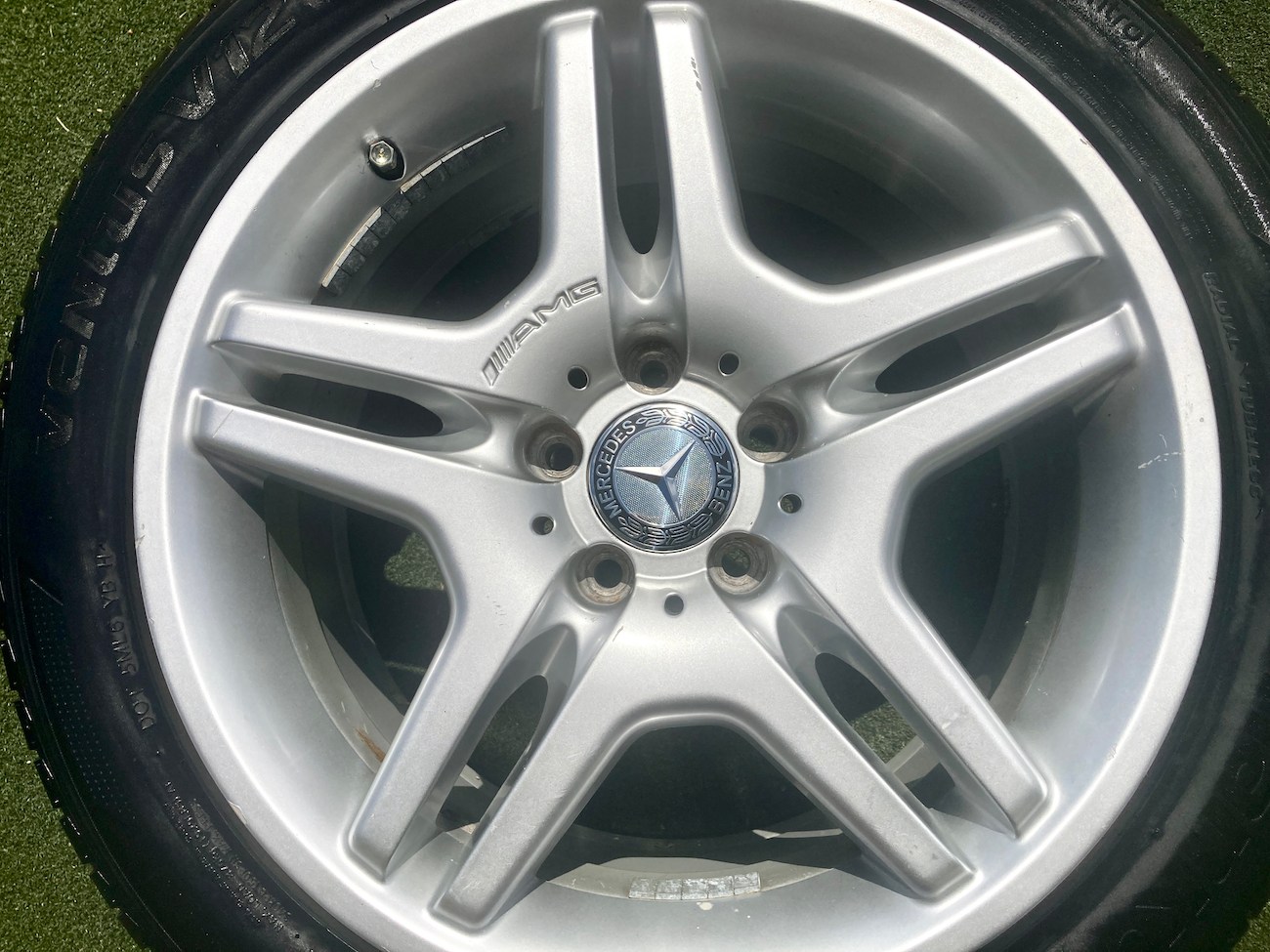 NO RESERVE: 18" Staggered W220/W215 AMG Wheels & Tires For Sale | The ...