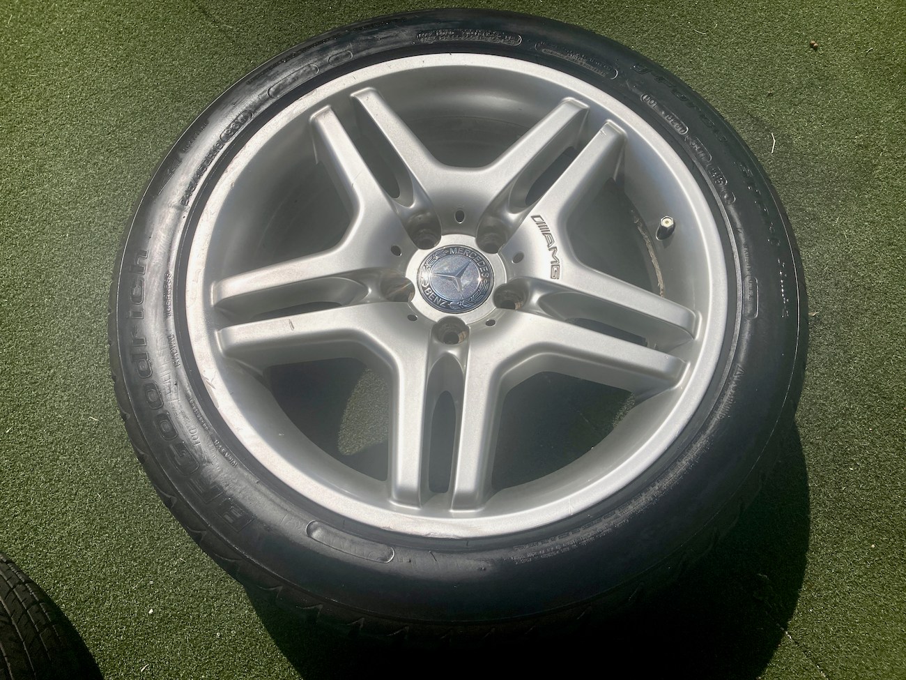 NO RESERVE: 18" Staggered W220/W215 AMG Wheels & Tires For Sale | The ...