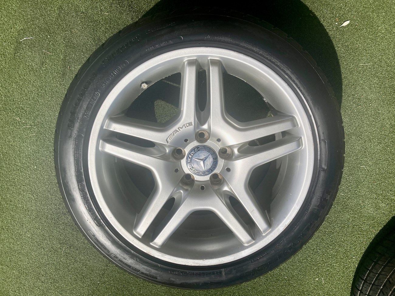 NO RESERVE: 18" Staggered W220/W215 AMG Wheels & Tires For Sale | The ...