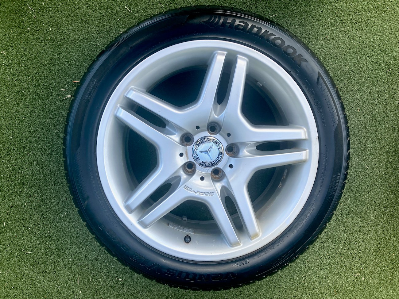 NO RESERVE: 18" Staggered W220/W215 AMG Wheels & Tires For Sale | The ...