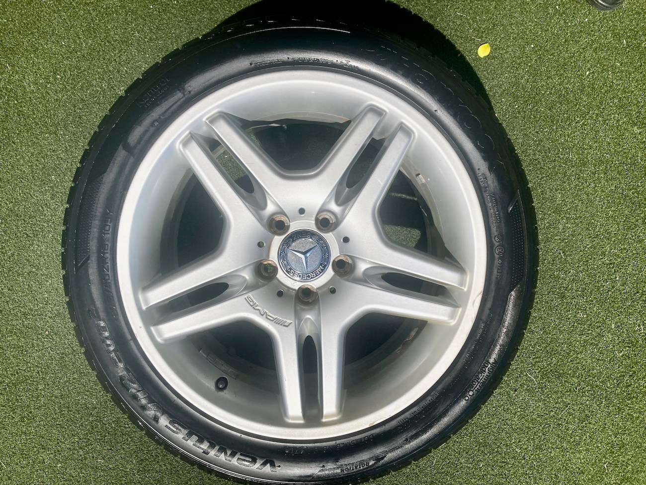 NO RESERVE: 18" Staggered W220/W215 AMG Wheels & Tires For Sale | The ...