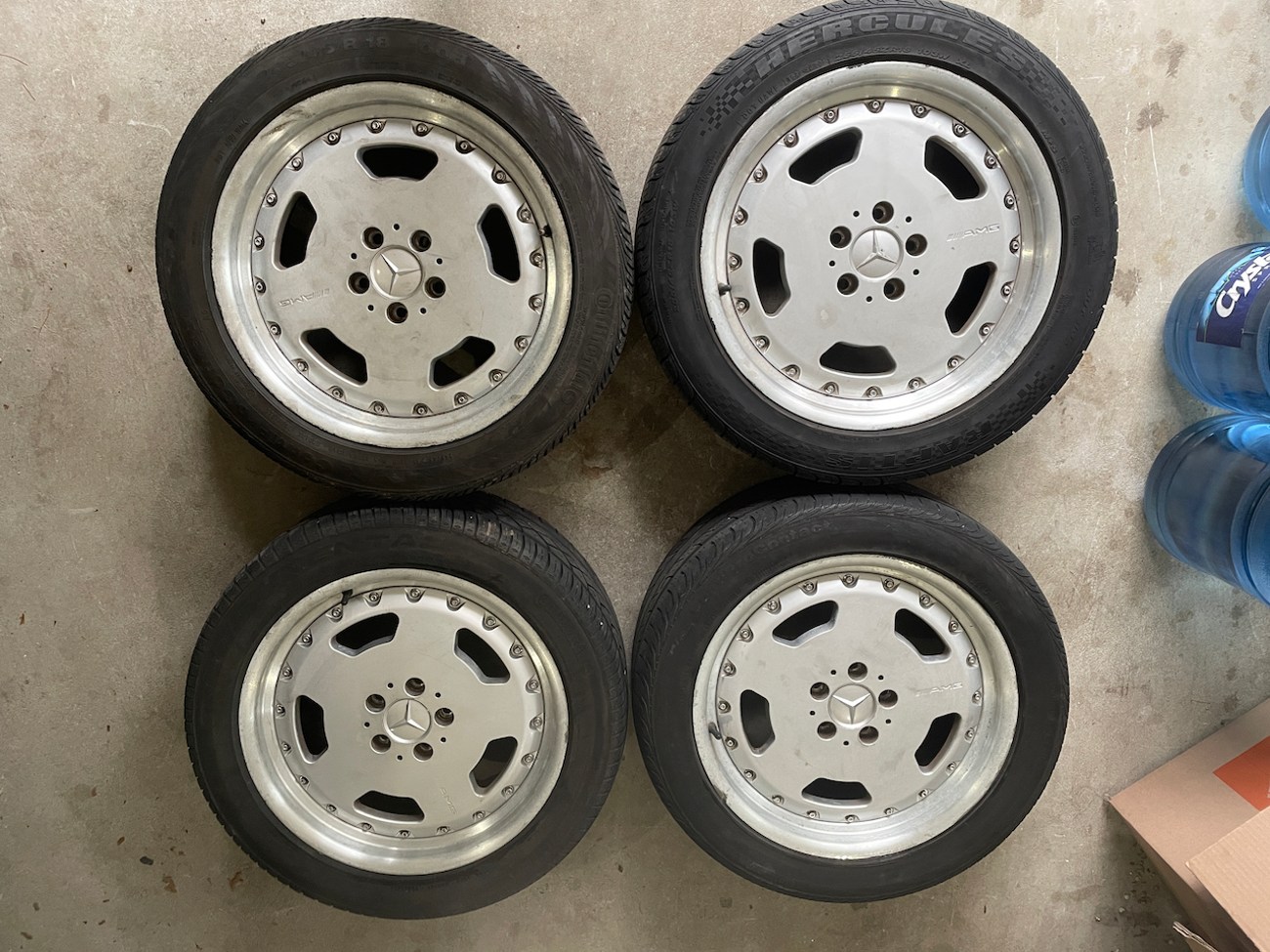 NO RESERVE: 18" Mercedes AMG Aero II Wheels & Tires For Sale | The MB ...