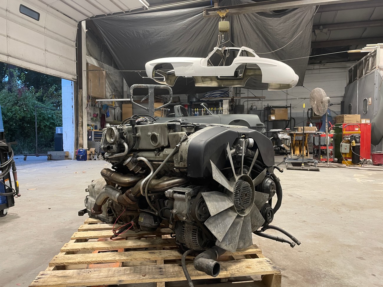 NO RESERVE: 1997 Mercedes-Benz M120 6.0L V12 Powertrain w/45k Miles For ...