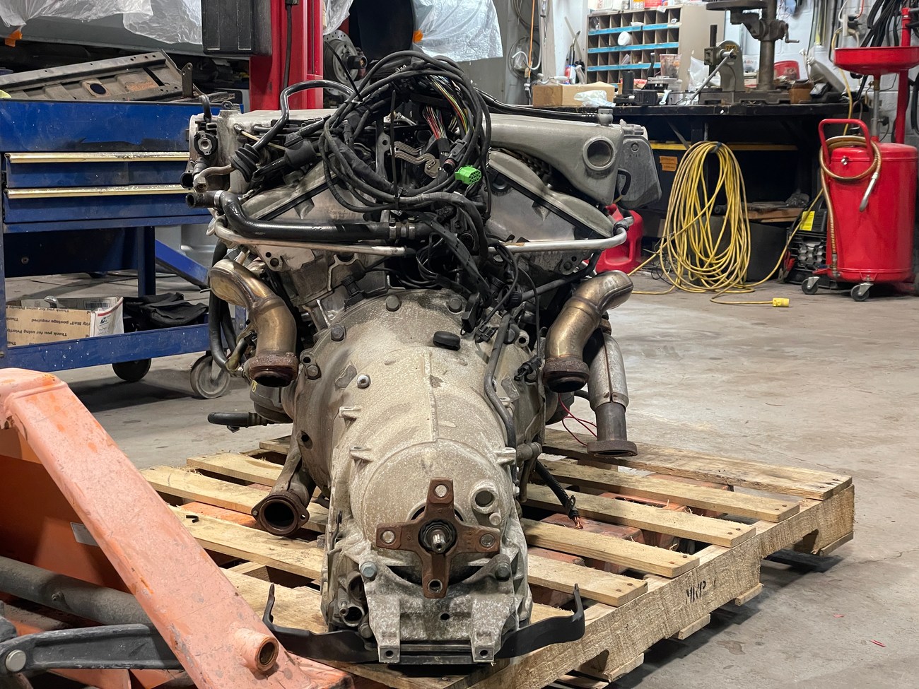 NO RESERVE: 1997 Mercedes-Benz M120 6.0L V12 Powertrain w/45k Miles For ...