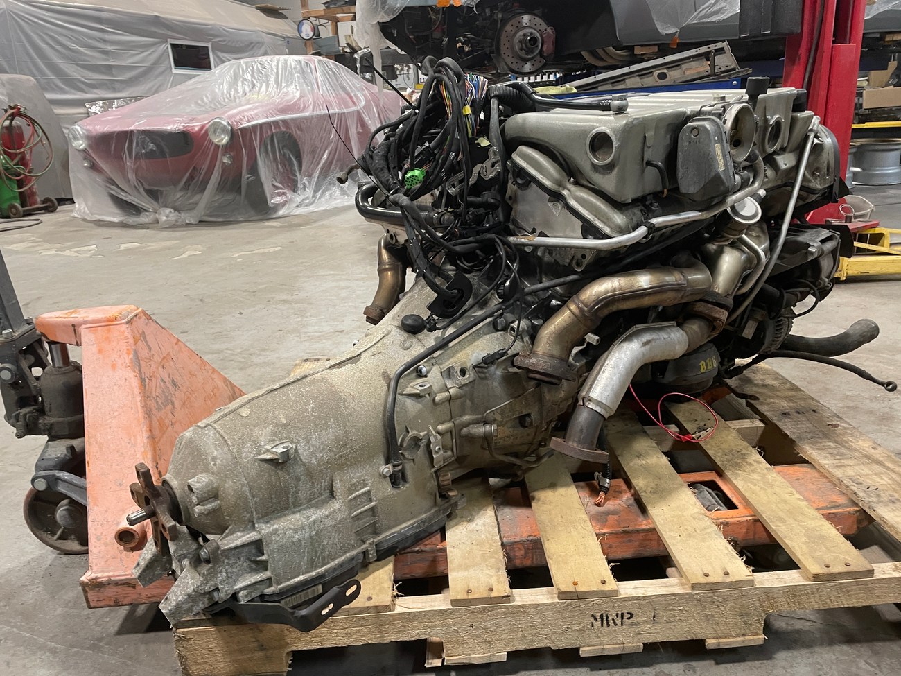 NO RESERVE: 1997 Mercedes-Benz M120 6.0L V12 Powertrain w/45k Miles For ...