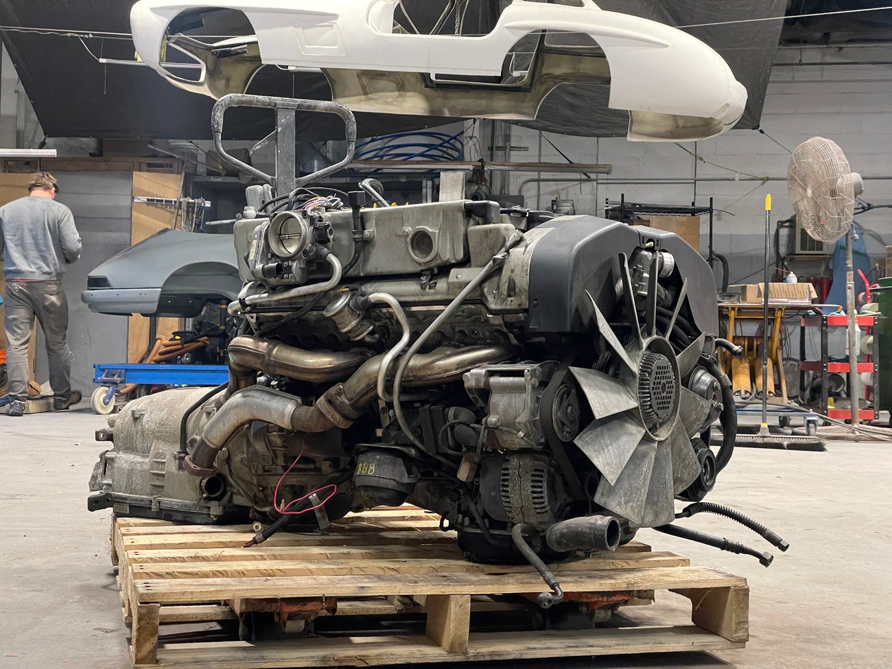 NO RESERVE: 1997 Mercedes-Benz M120 6.0L V12 Powertrain w/45k Miles For ...