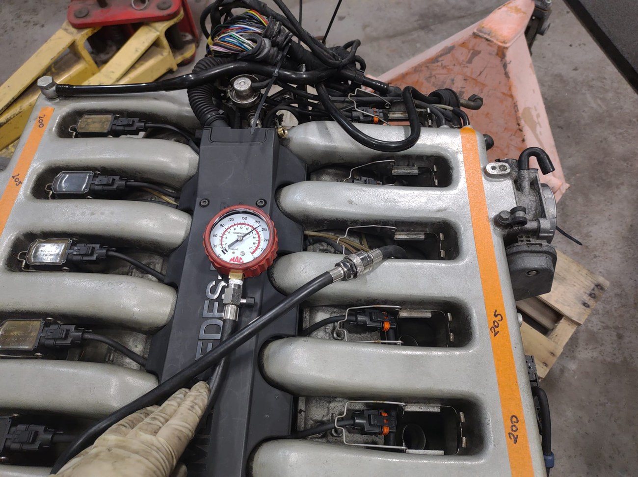 NO RESERVE: 1997 Mercedes-Benz M120 6.0L V12 Powertrain w/45k Miles For ...