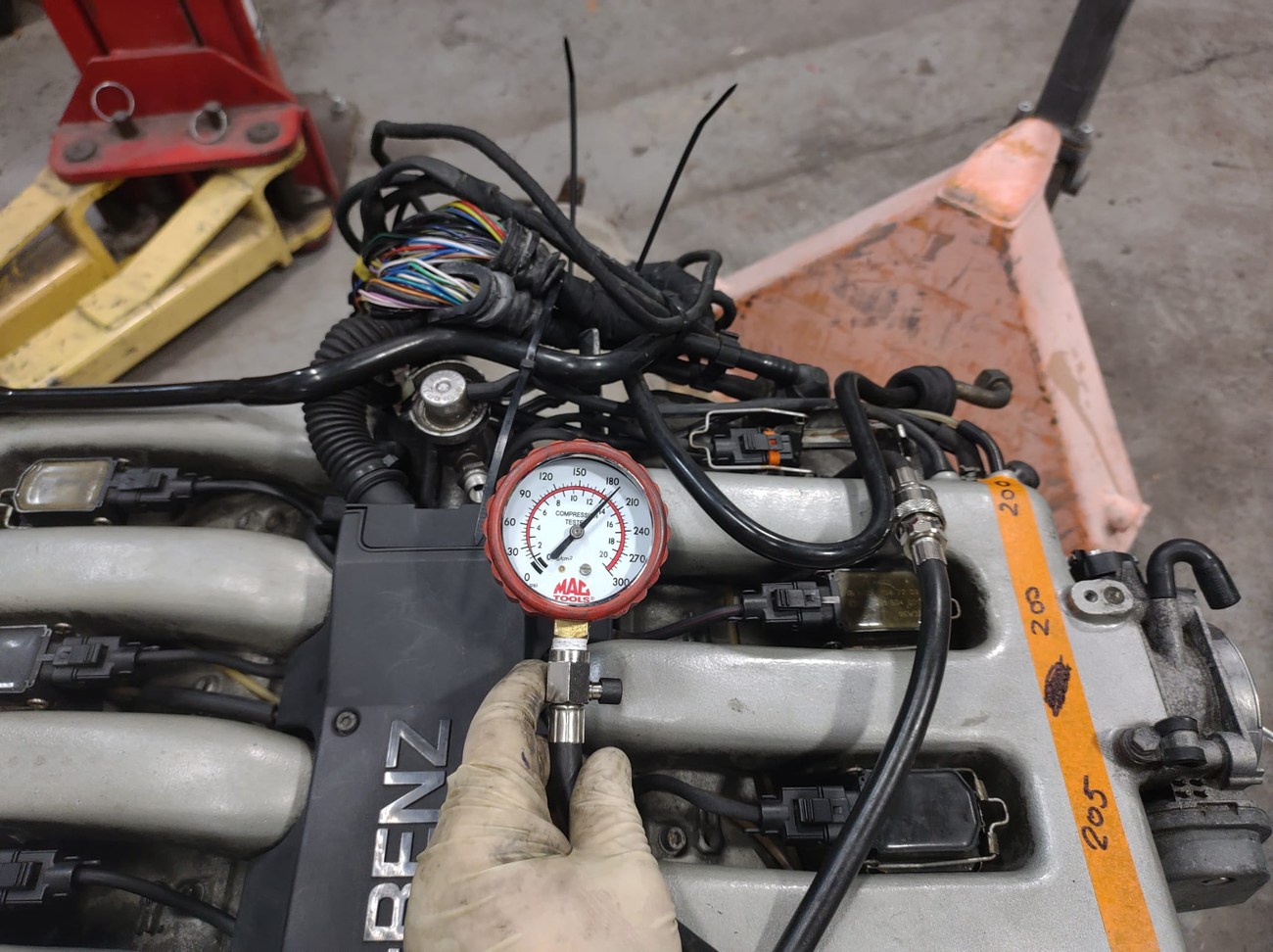 NO RESERVE: 1997 Mercedes-Benz M120 6.0L V12 Powertrain w/45k Miles For ...