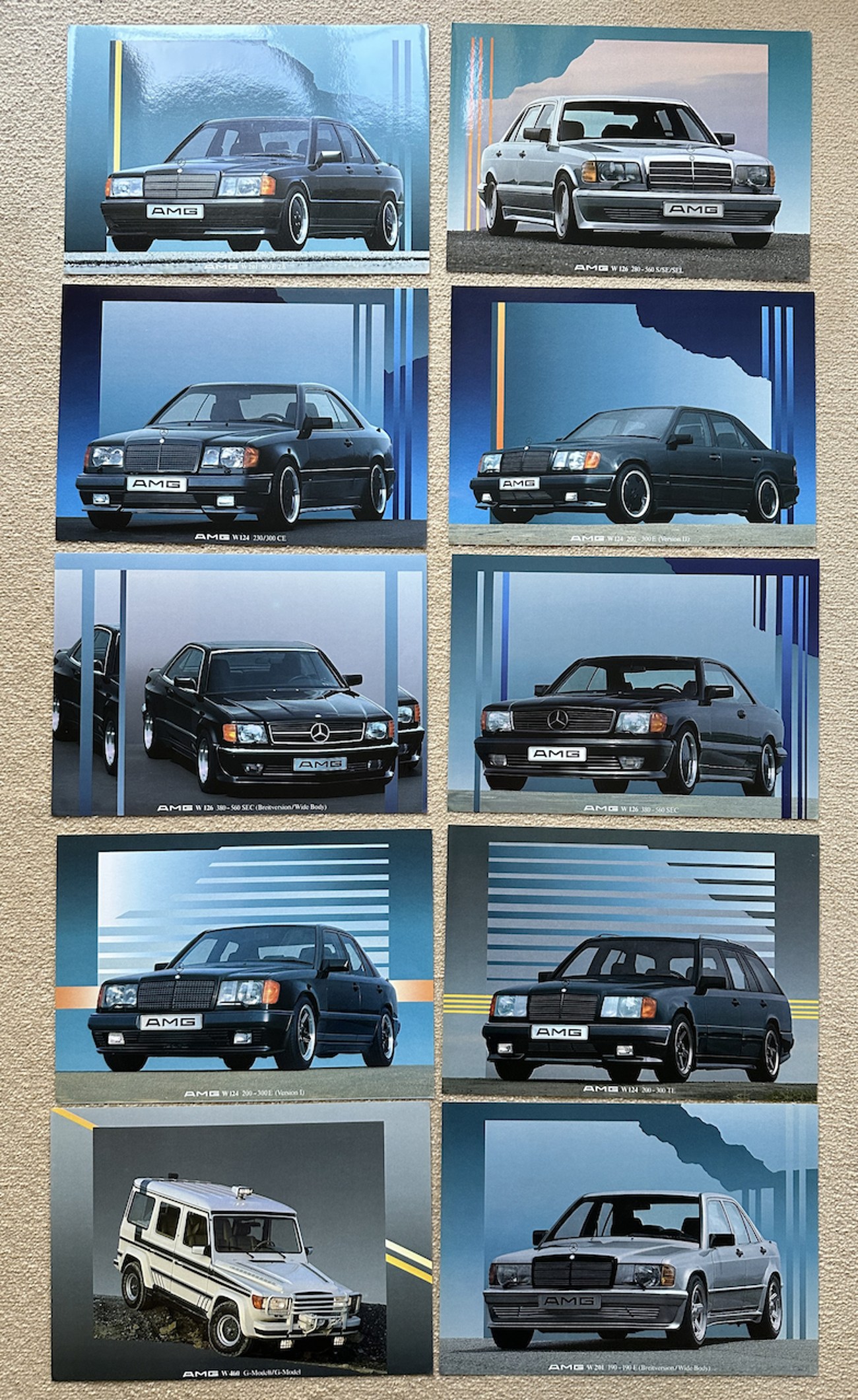 Various Pre-Merger AMG Brochures and Catalogues For Sale | The MB Market