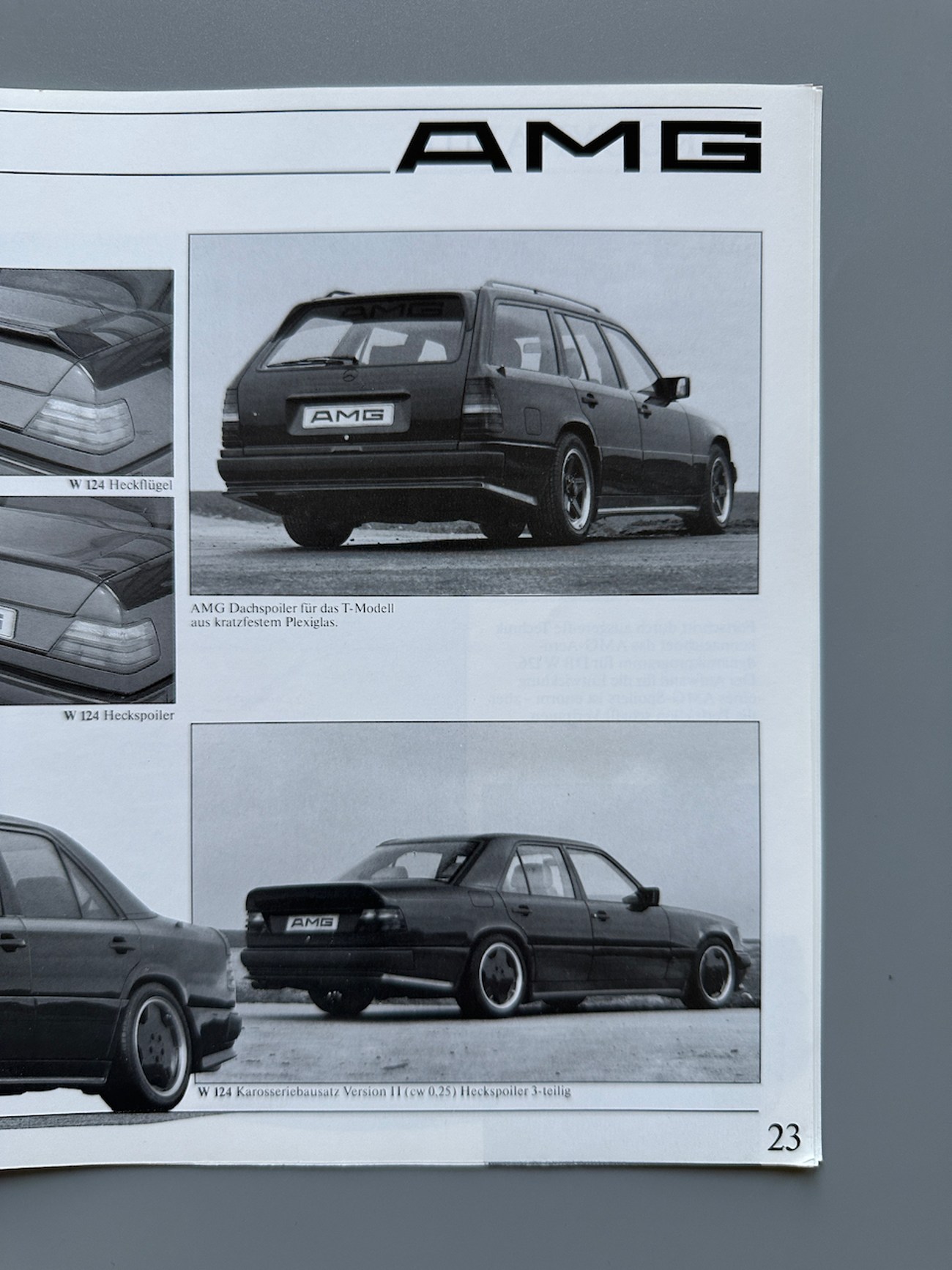 Various Pre-Merger AMG Brochures and Catalogues For Sale | The MB Market