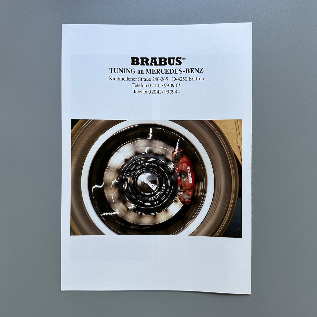 Collection of Classic BRABUS Sales Brochures & Press Releases For Sale ...