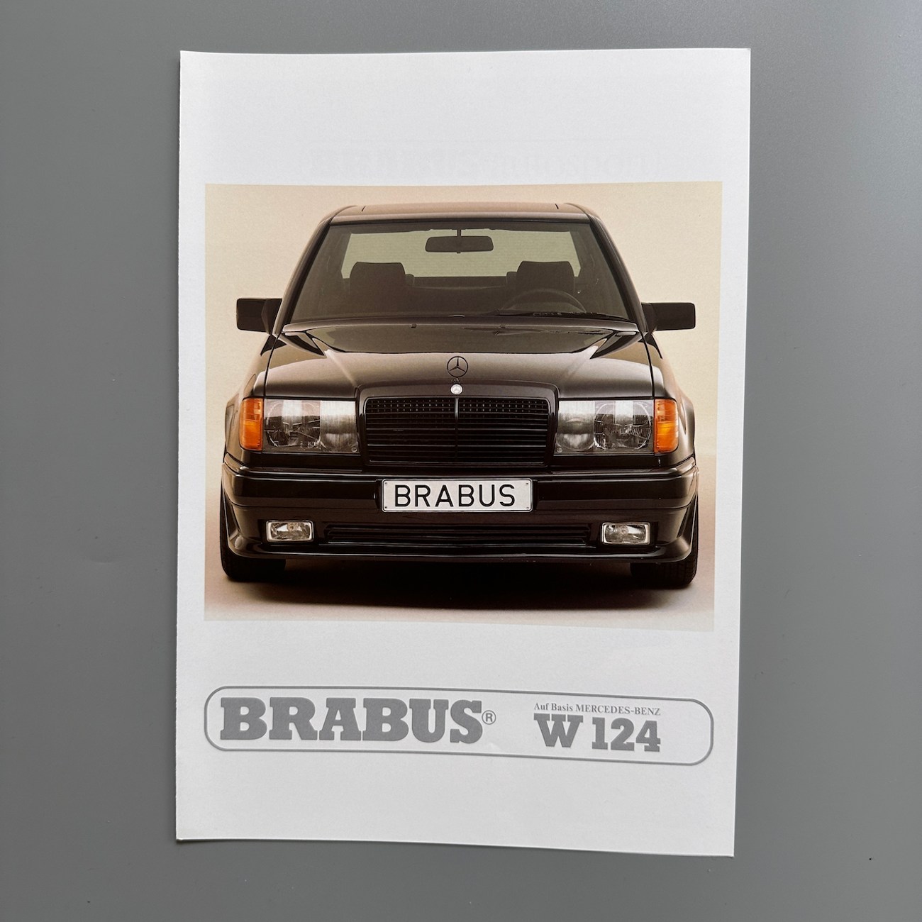 Collection of Classic BRABUS Sales Brochures & Press Releases For Sale ...