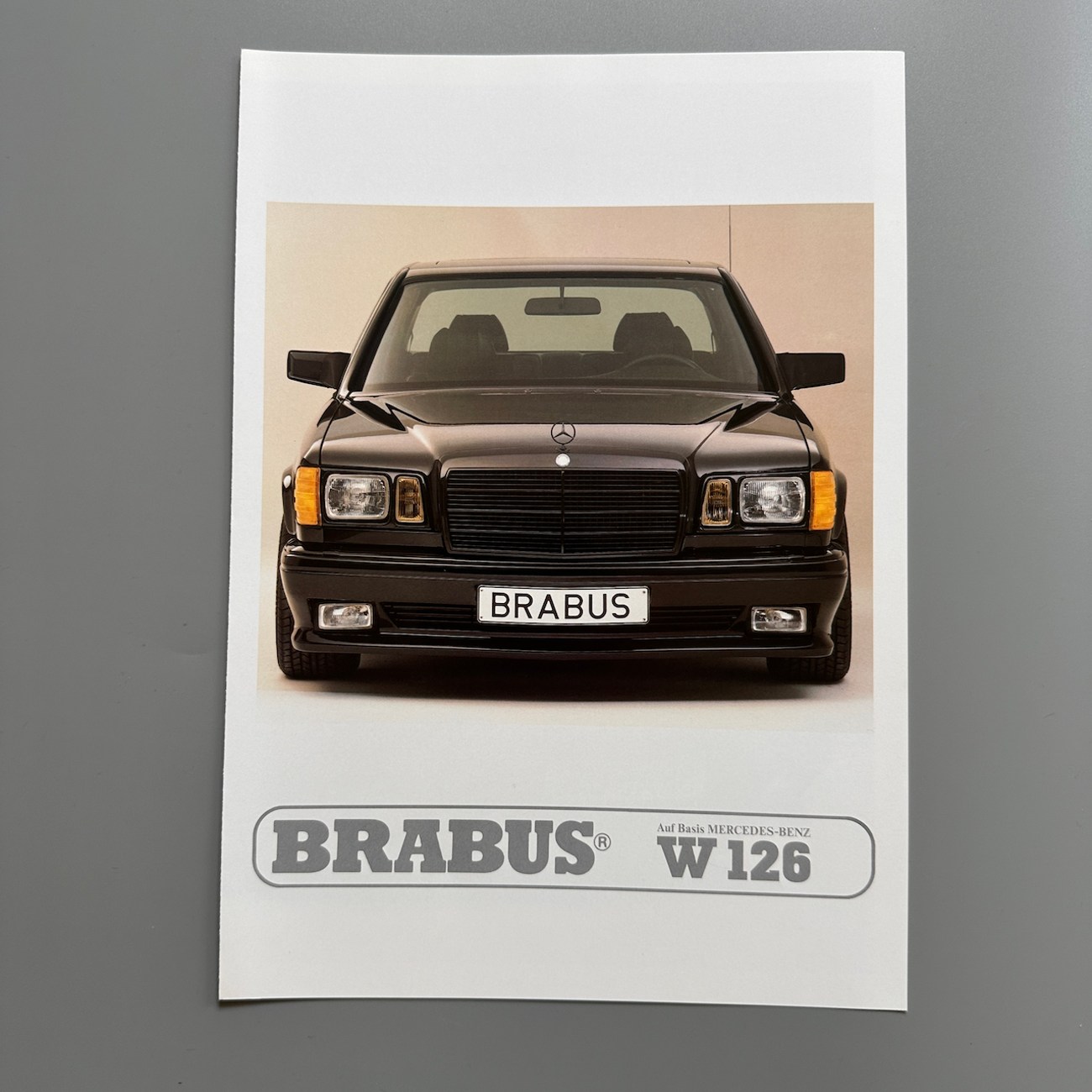 Collection of Classic BRABUS Sales Brochures & Press Releases For Sale ...
