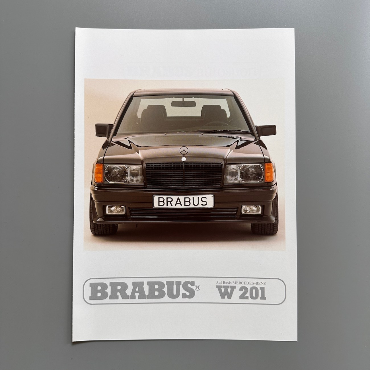 Collection of Classic BRABUS Sales Brochures & Press Releases For Sale ...