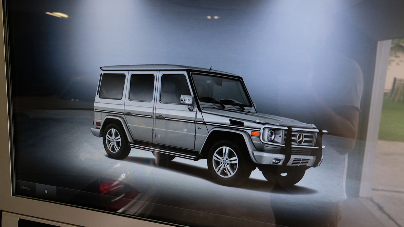 Dealer Memorabilia: Mercedes-Benz Product Line Touchscreen Showroom ...