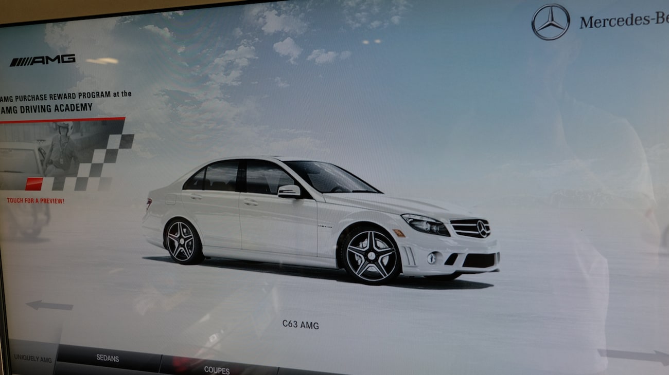 Dealer Memorabilia: Mercedes-Benz Product Line Touchscreen Showroom ...