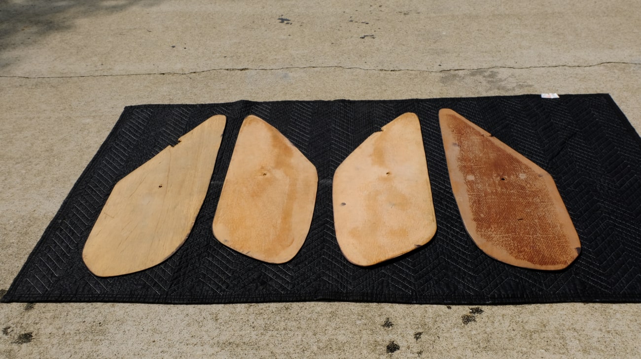 Pre-Merger AMG W126 Wooden Tray Tables and LWB Door Inserts For Sale ...