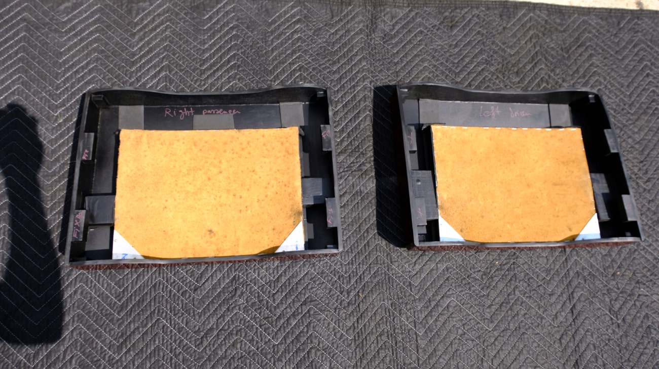 Pre-Merger AMG W126 Wooden Tray Tables and LWB Door Inserts For Sale ...
