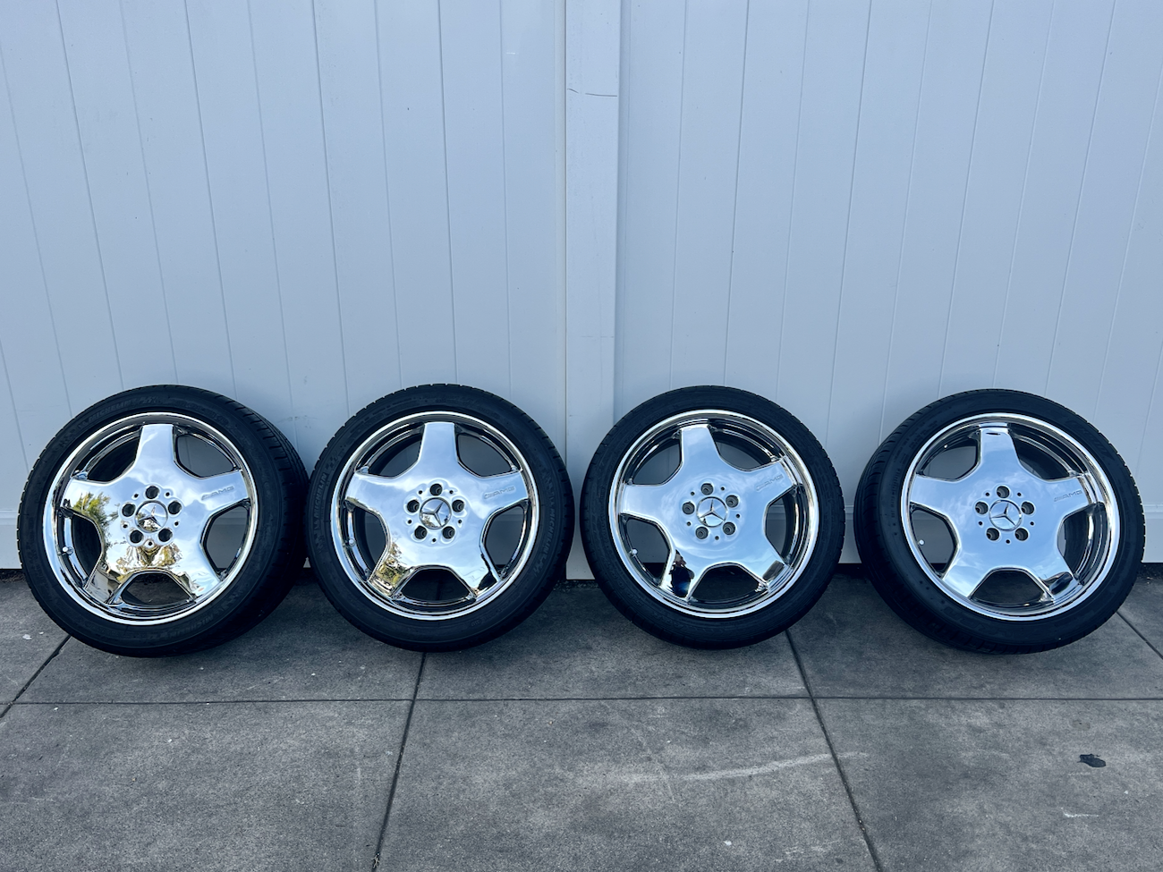 NO RESERVE: 18" AMG Monoblock Wheels & Tires For Sale | The MB Market