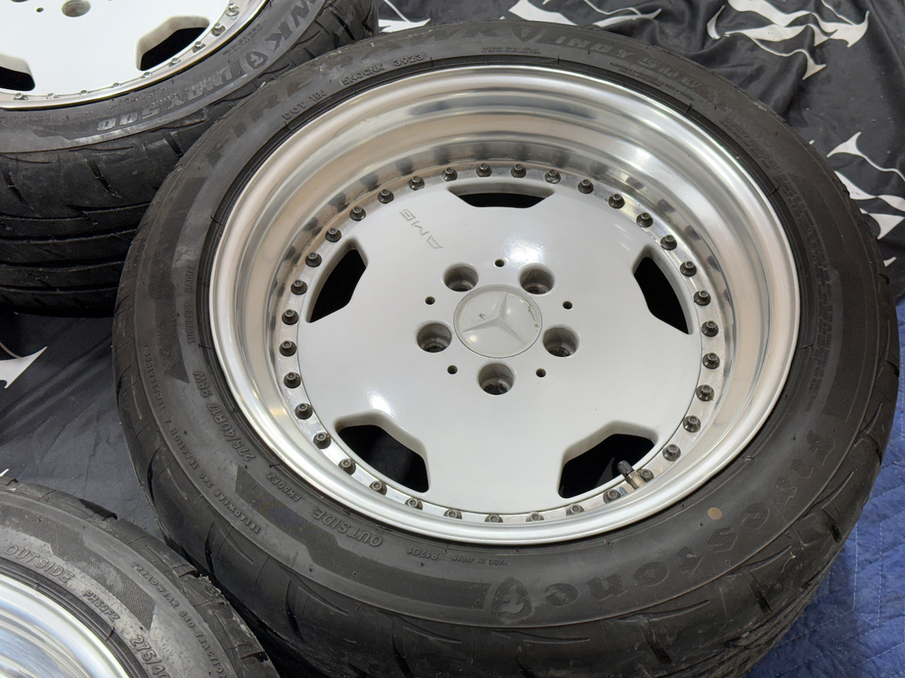 Staggered 3-piece 17" AMG Aero III Wheels by OZ Racing For Sale | The ...