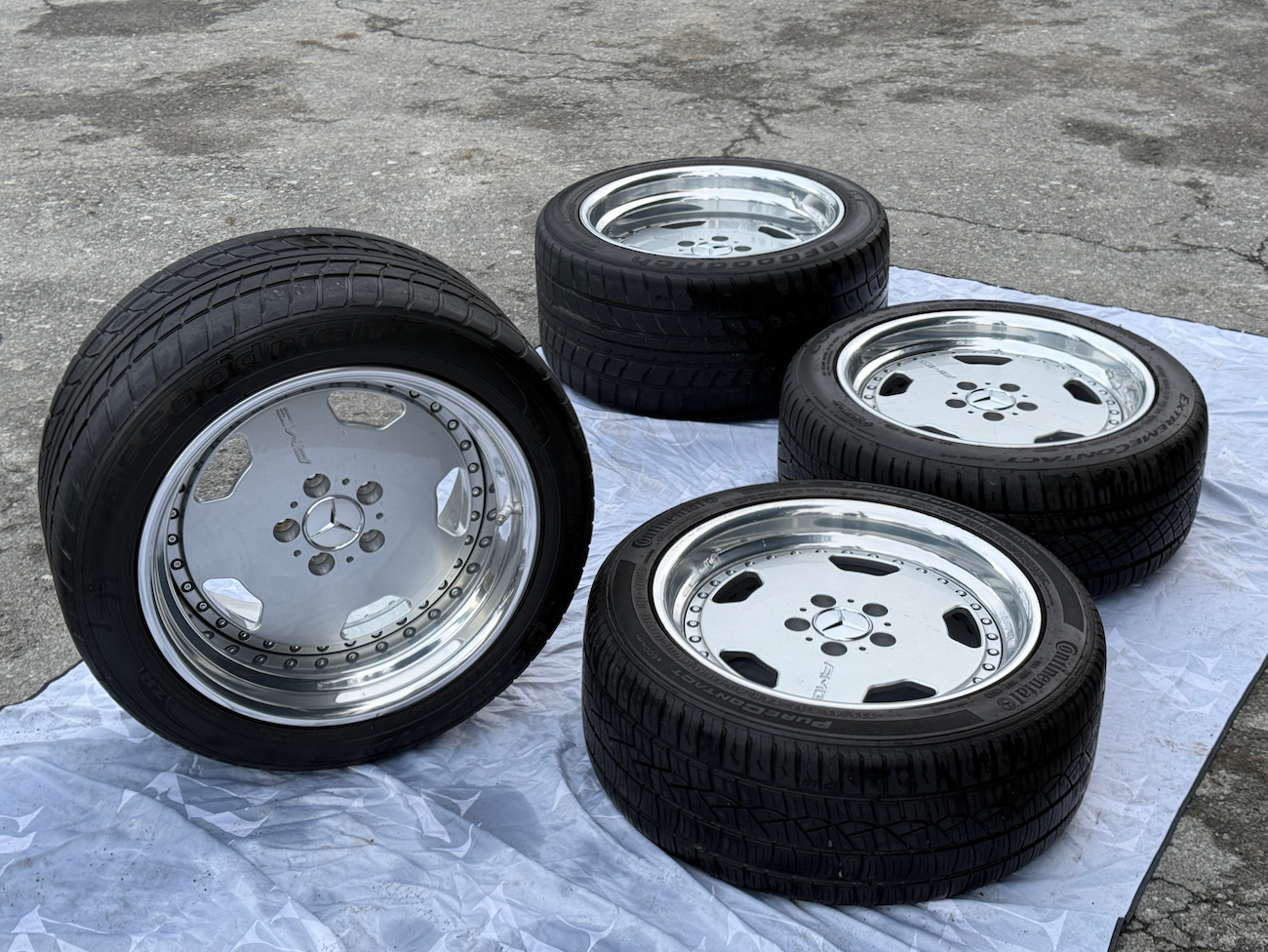 Custom Forged 2-Piece 17" Aero III-style Wheels For Sale | The MB Market