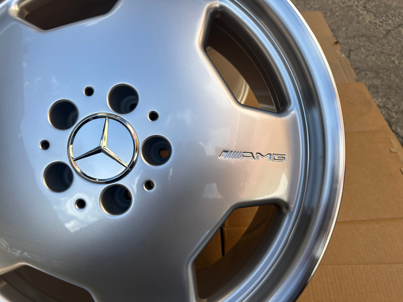 Staggered 18" AMG Aero II Monoblock Wheels for R129/W210 For Sale | The ...