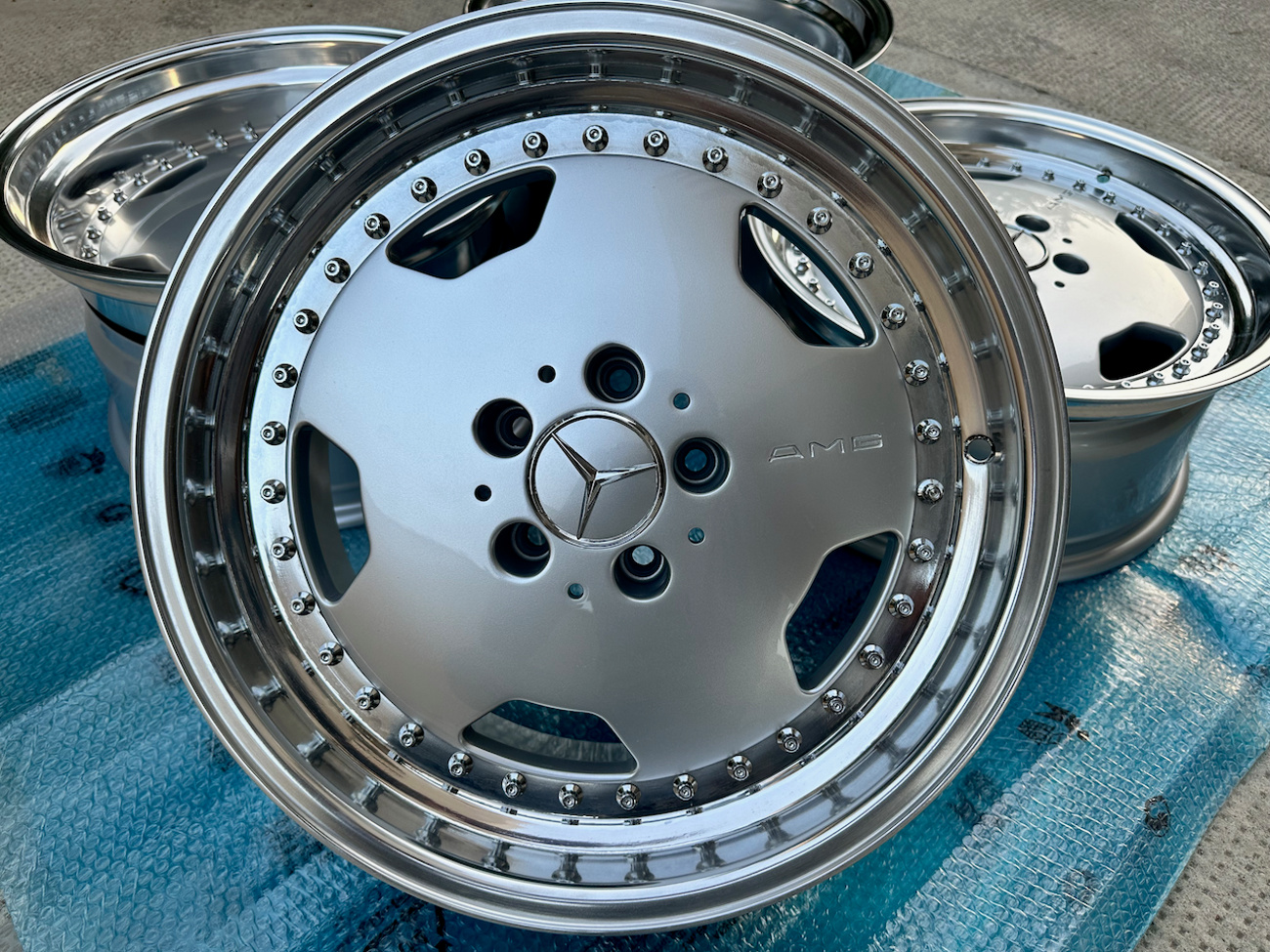 Staggered 3-piece 17" AMG Aero III Wheels by OZ Racing For Sale | The ...