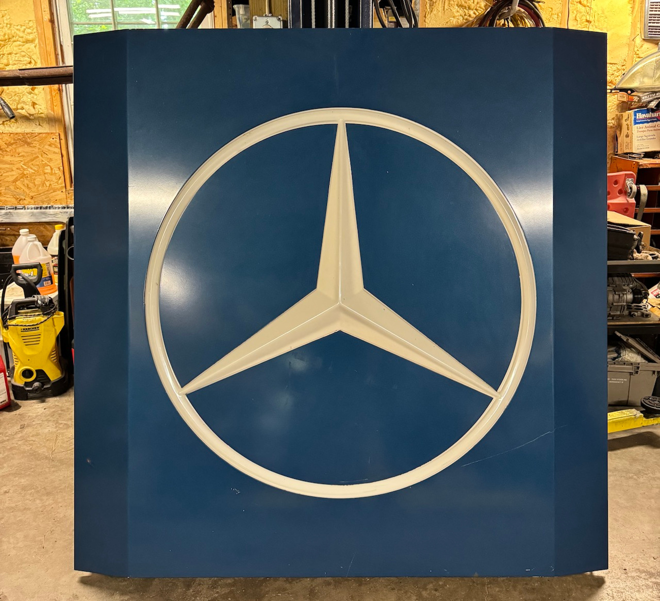 NO RESERVE: 79" X 79" Mercedes-Benz Logo Dealer Sign For Sale | The MB ...