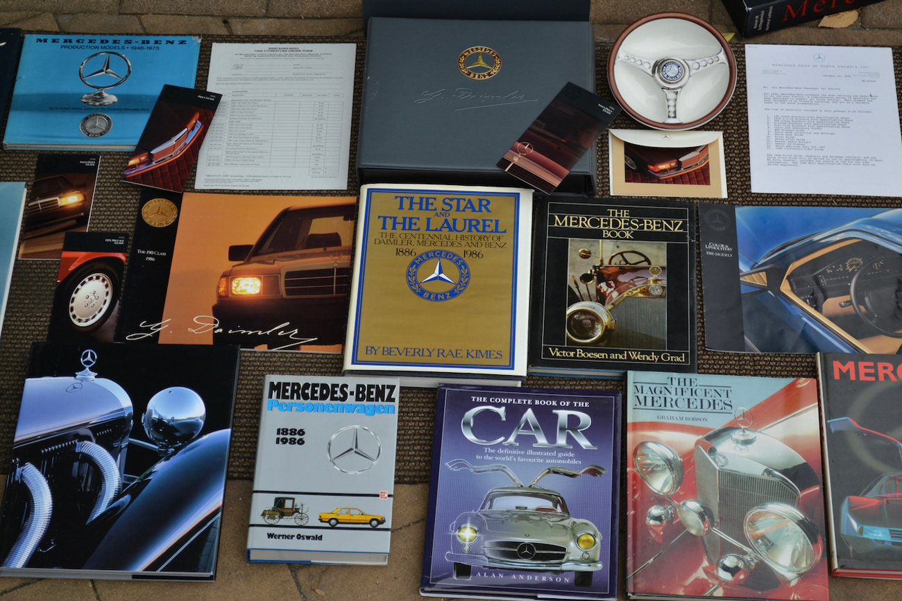NO RESERVE: Collection of Mercedes-Benz Literature & Memorabilia For ...