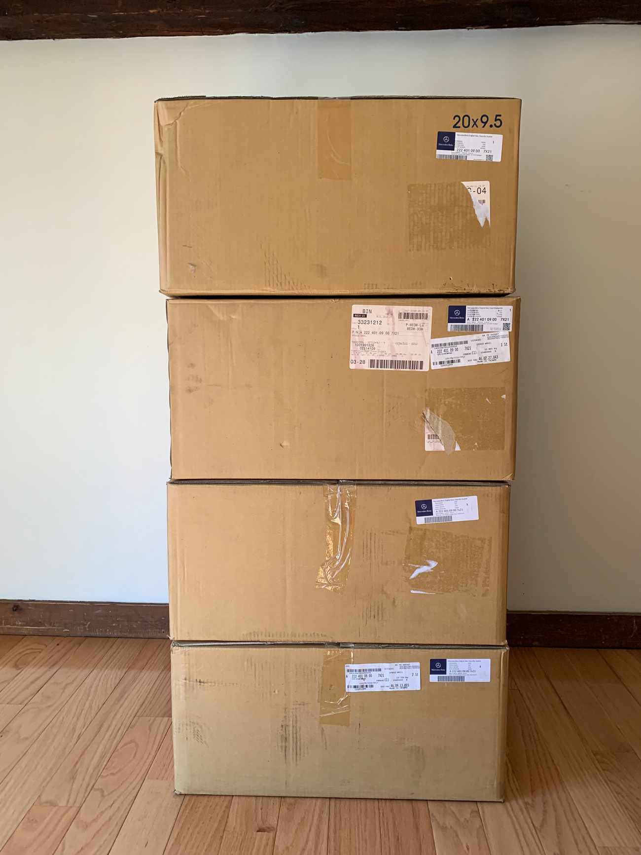 No Reserve: New-In-Box Set of 20" Mercedes-Benz AMG S63 Wheels For Sale ...